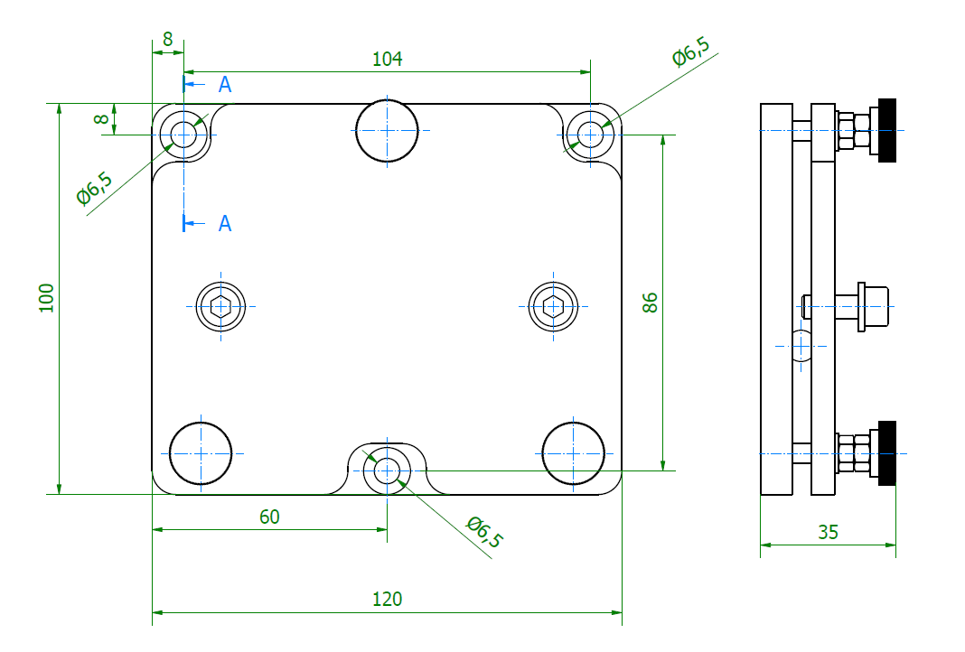 FAQ#122 – What are the dimensions and position of the holes in the ...